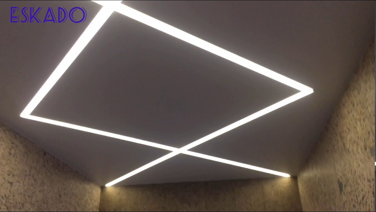 Световые линии от компании ESKADO - YouTube