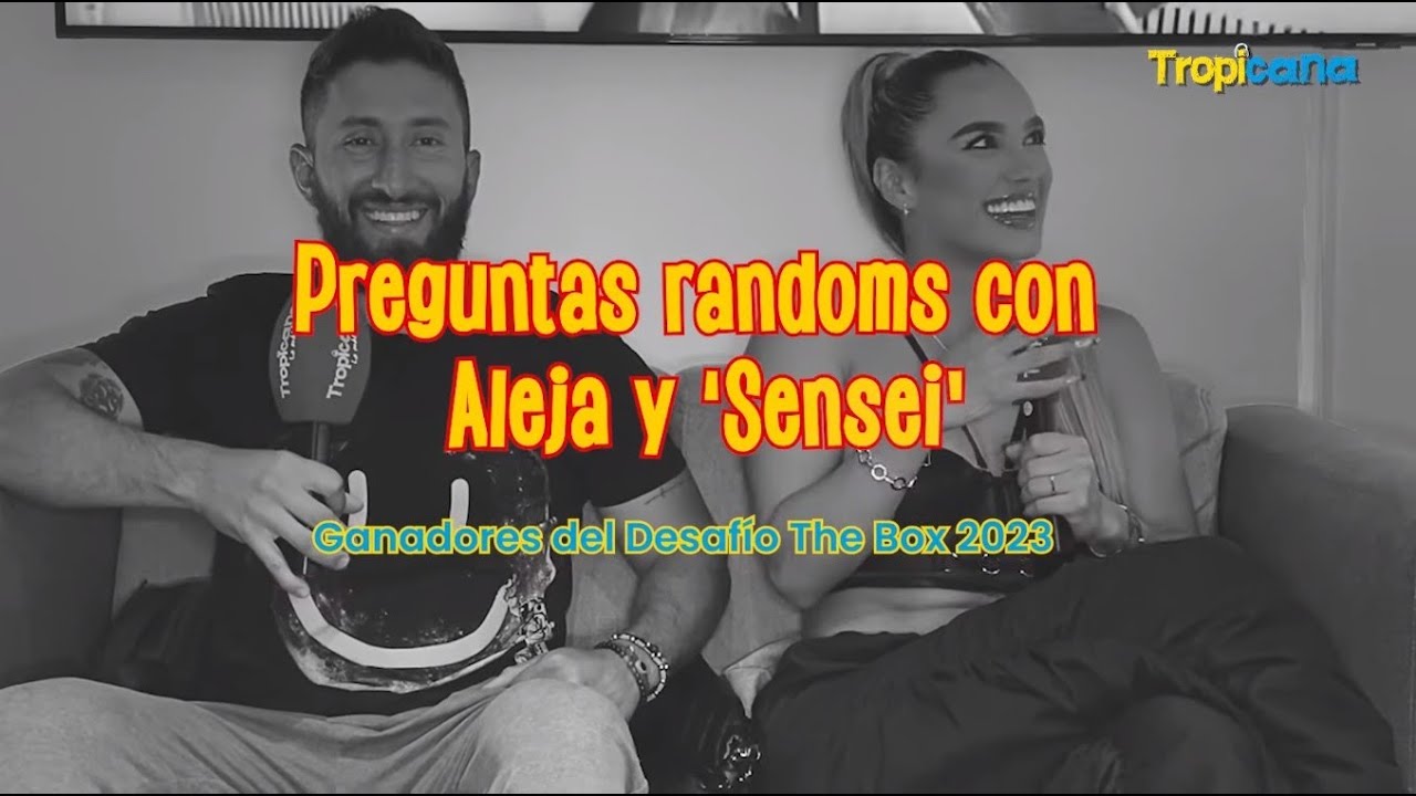Preguntas randoms con Aleja y 'Sensei', ganadores del Desafío The Box ...