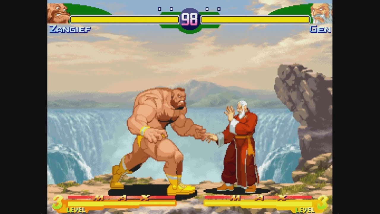 Zangief Vs Gen Hardest Ai Battle Hyper Street Fighter Alpha