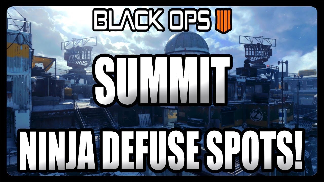 BEST SUMMIT NINJA DEFUSE SPOTS ON BLACK OPS 4! BO4 BEST HIDING SPOTS ...