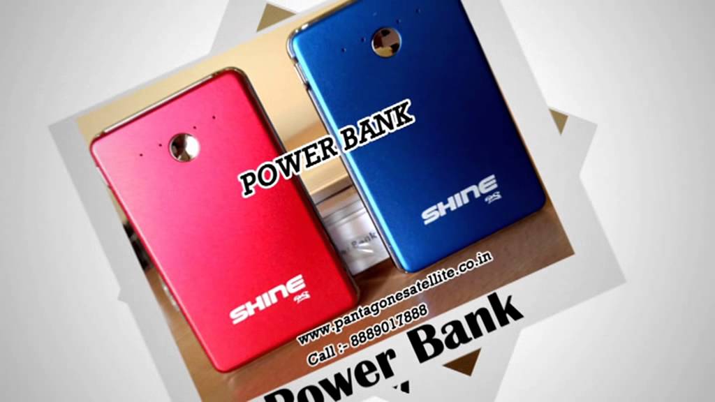 5600 mAh Shine POWER BANK MOBILE CHARGER - YouTube