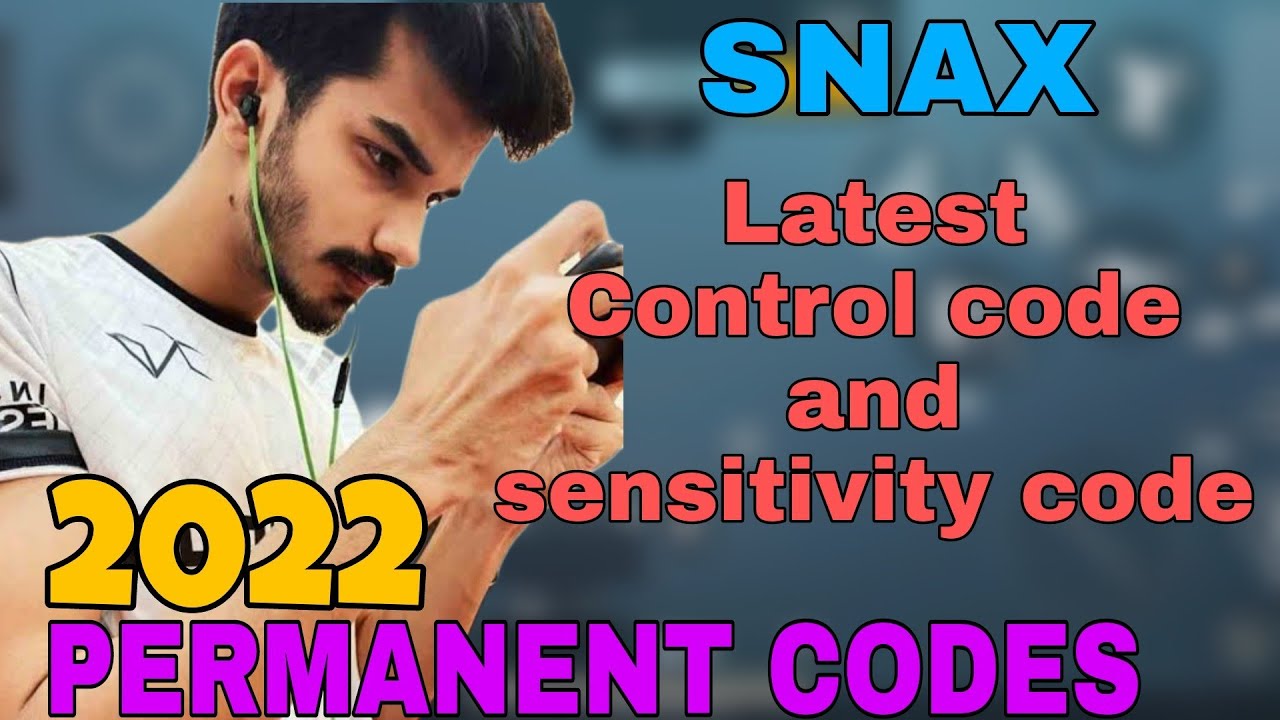 Snax Sensitivity code and Controls code | Ex TeamINDsnax pubg BGMI Settings & Sensitivity Xosnax ...