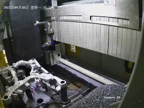 Automatic casting gate cutting, milling for big aluminum casting auto ...