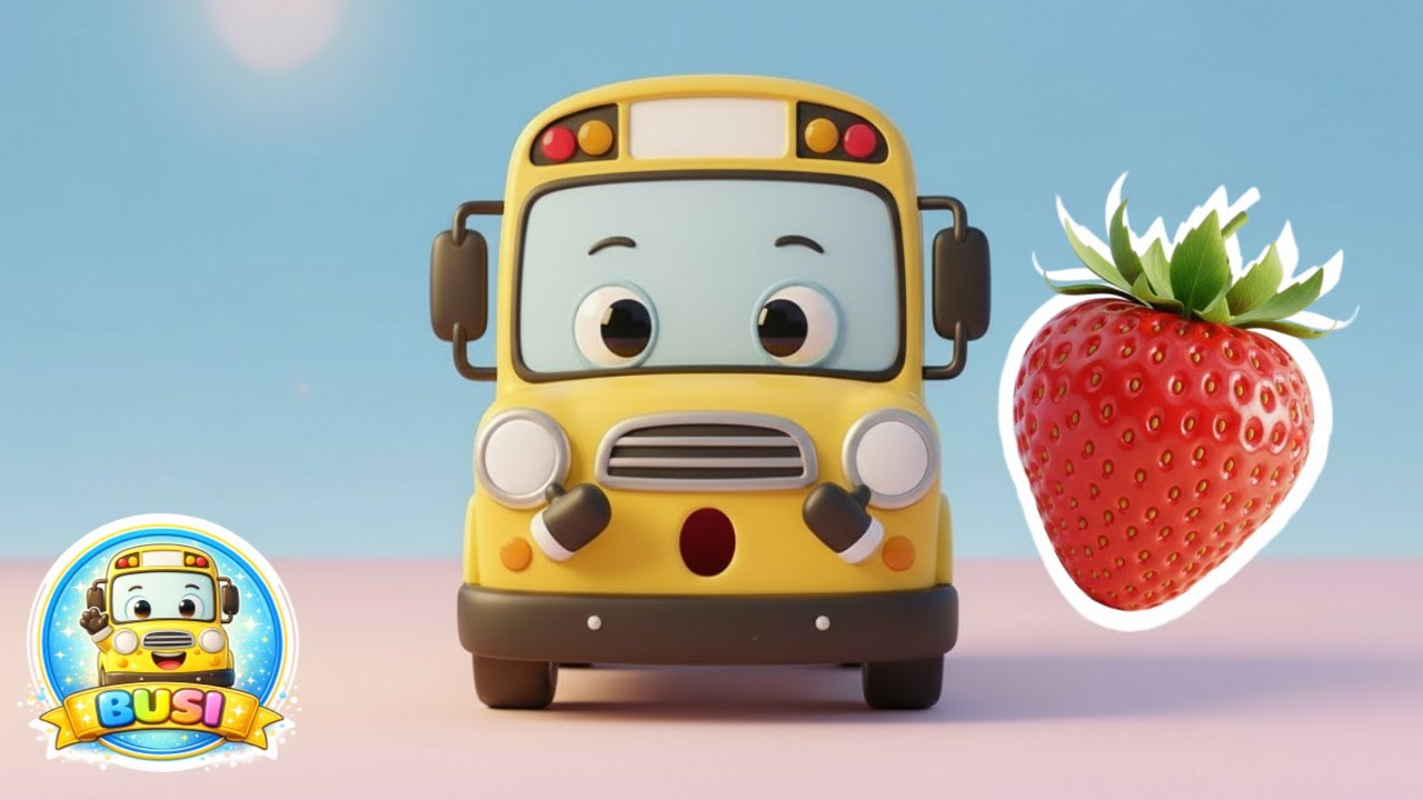 Fresas 🍓 | Canción de Frutas para Niños | BUSI Songs Español - YouTube