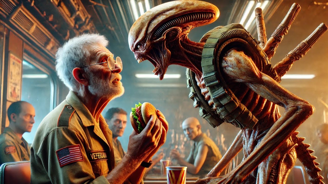 A 75-year-old Human Veteran Was Ridiculed by an Alien for Ordering a ...
