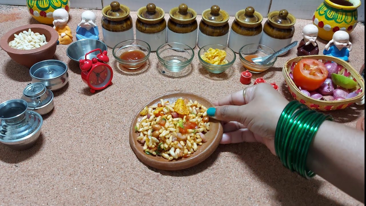 Miniature Jhal Muri Mixture || Mudi Mixture recipe 😋 || Muntha Masala ...