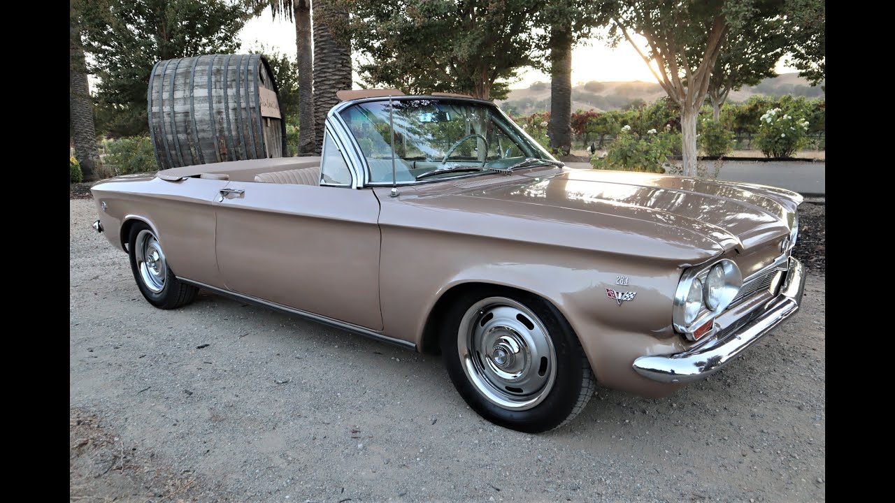 1964 Chevrolet Corvair V8 Drive Video - YouTube