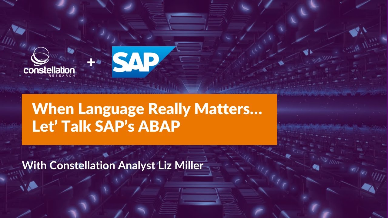 When Language Really Matters: Let's Talk SAP's ABAP - YouTube