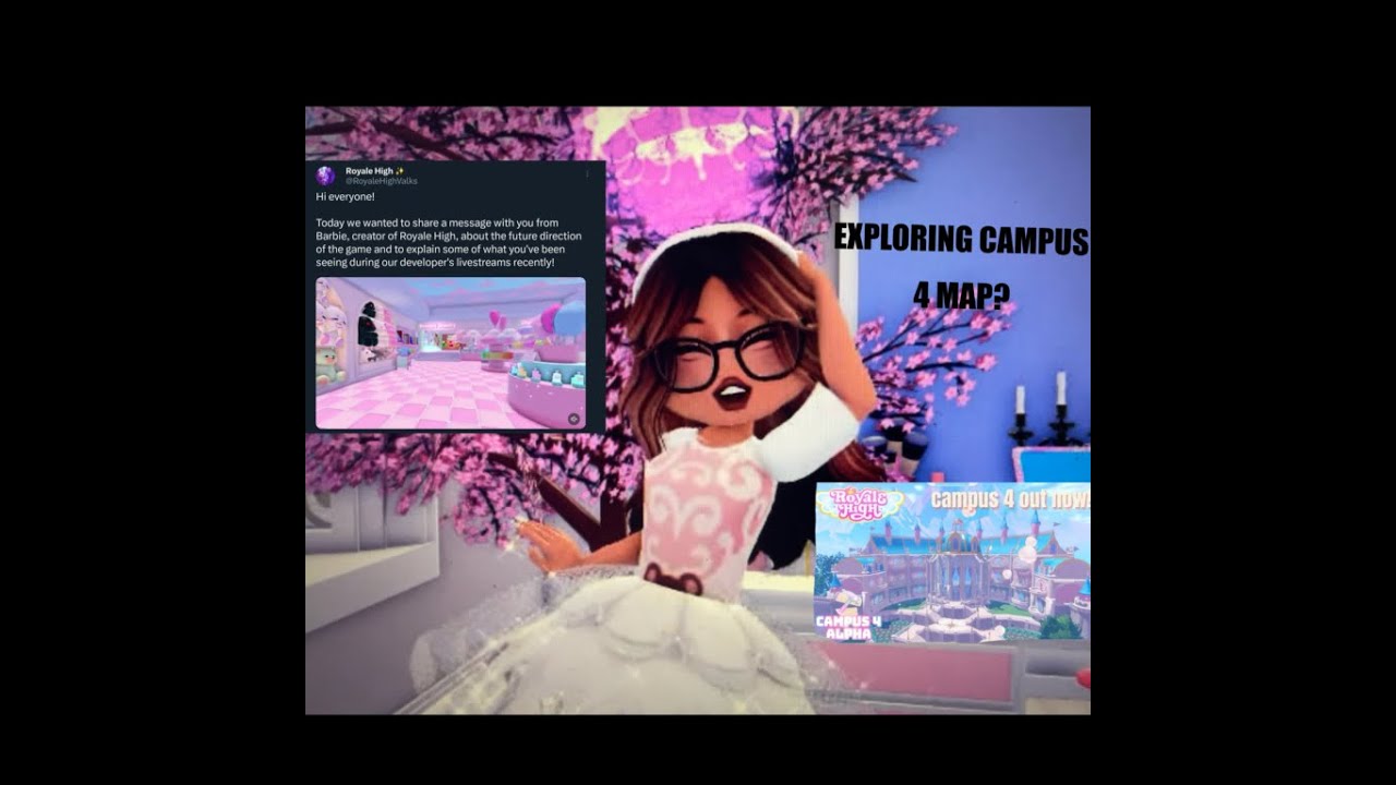 Exploring the new campus 4 map on royale high?!! - YouTube