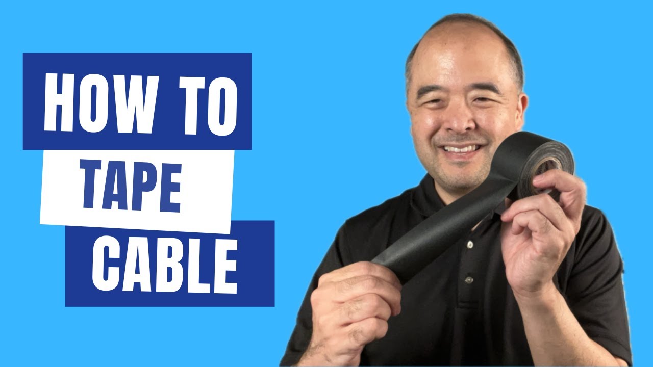 Master The Art Of Taping Down Cable With Gaffer Tape - YouTube