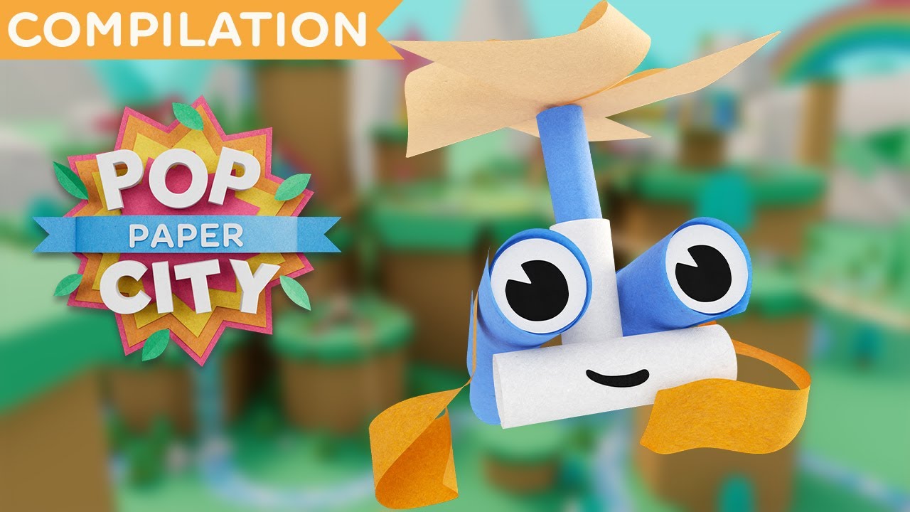 ⏱️ Preschool cartoon compilation ️ The Best of Pop Paper City - YouTube