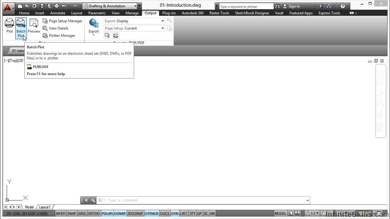 AutoCAD Plotting and Publishing Tutorial | Introduction - YouTube
