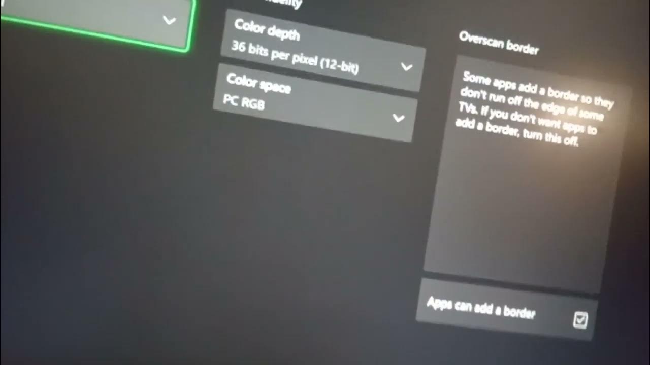 best setting for Xbox! (PC RGB) - YouTube