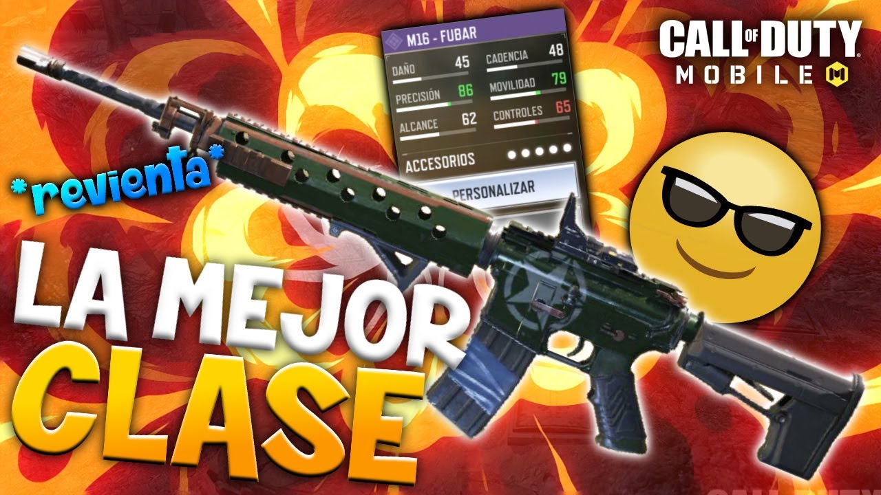 La MEJOR CLASE para la M16! | COD Mobile MEJORES ACCESORIOS en el ...