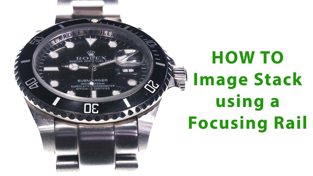 How To Focus Stack using a Focusing Rail - YouTube