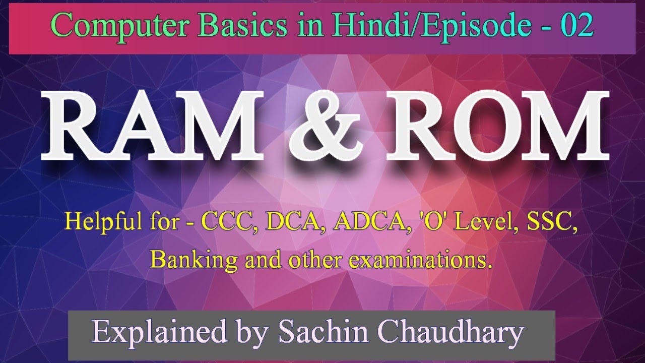 Function of RAM and ROM; Difference between RAM and ROM; What is ...