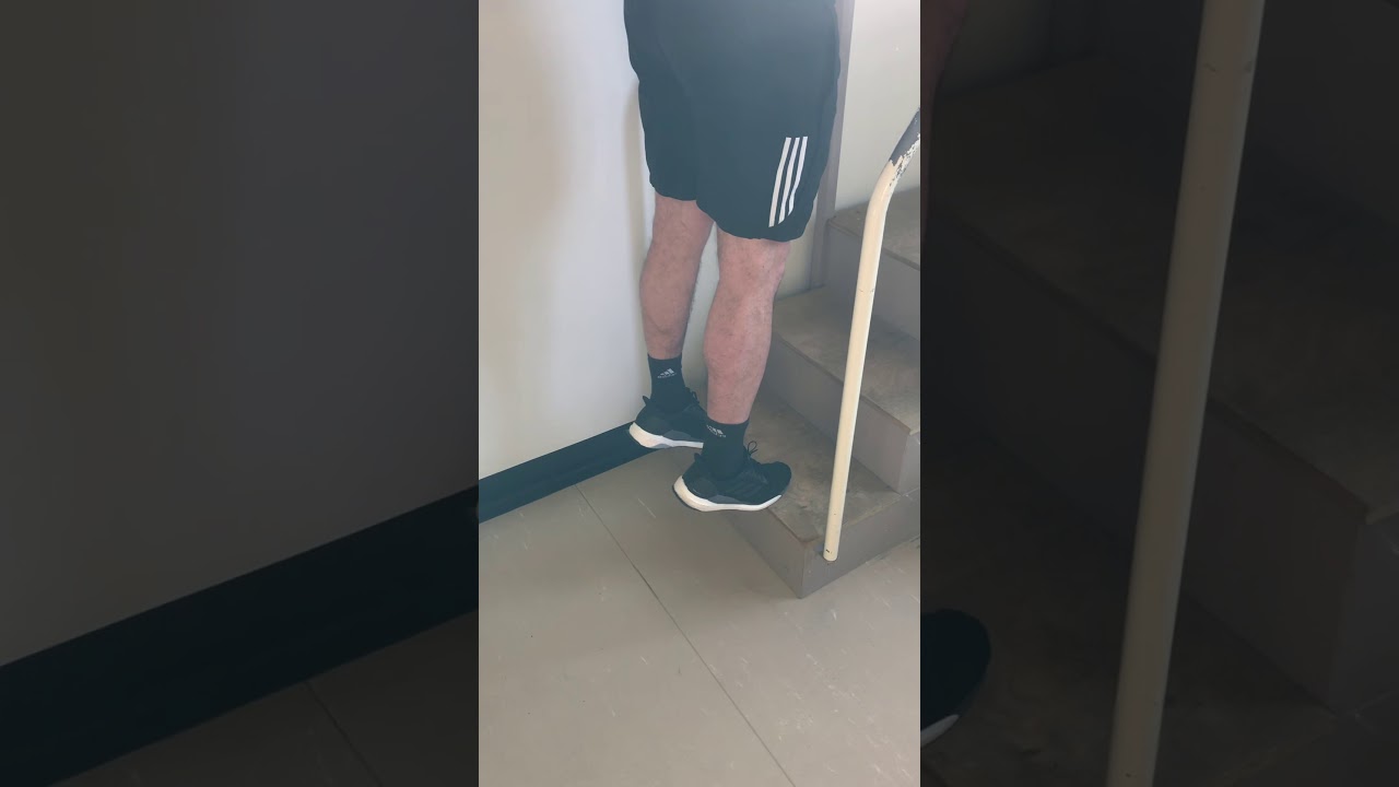 3:4 Double/Single leg heel raises over step - YouTube