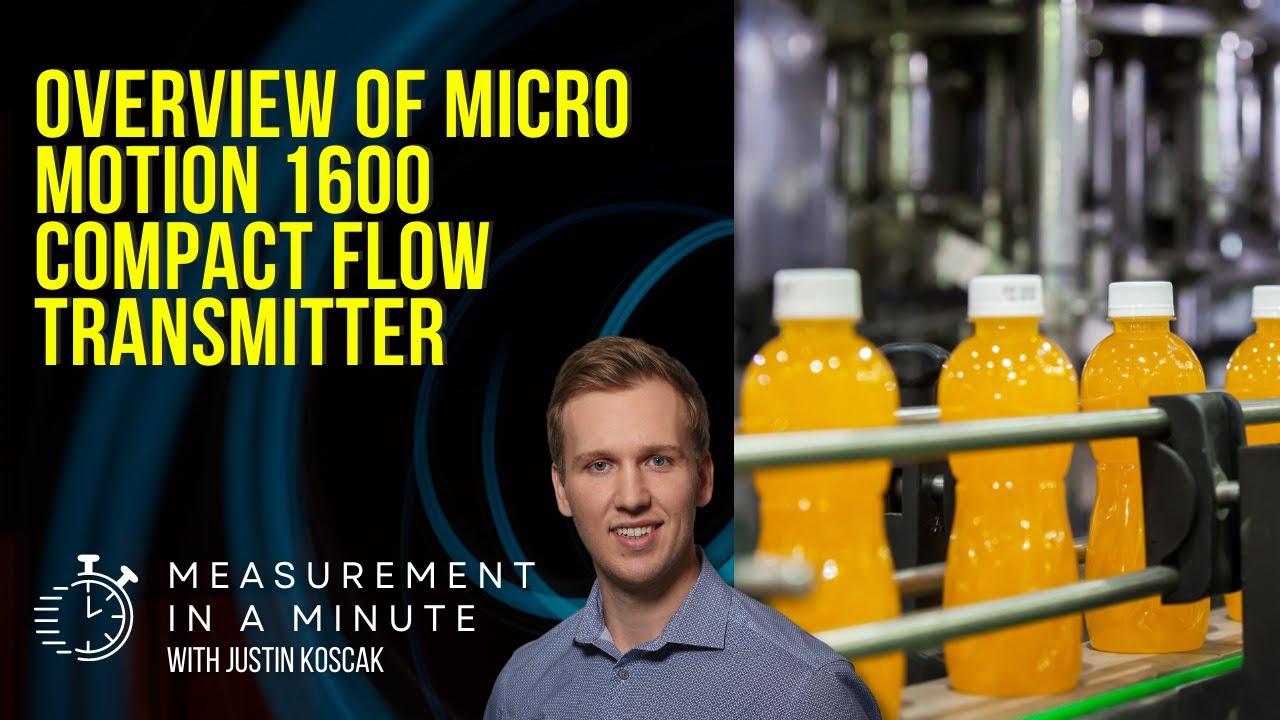 Overview of Micro Motion 1600 Compact Flow Transmitter | Measurement in ...