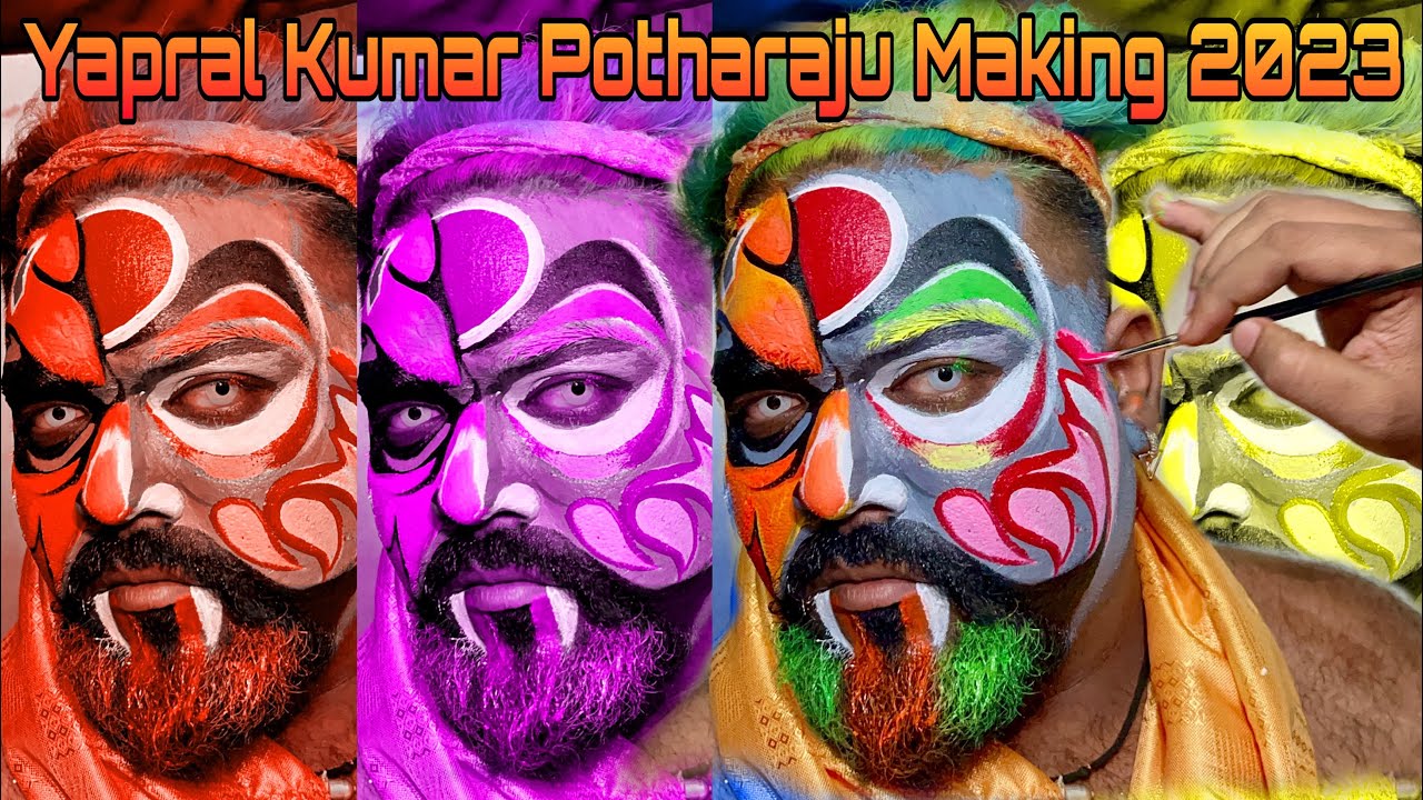 Yapral Kumar Potharaju Making 2023 | Potharaju Full Making at Bonalu ...