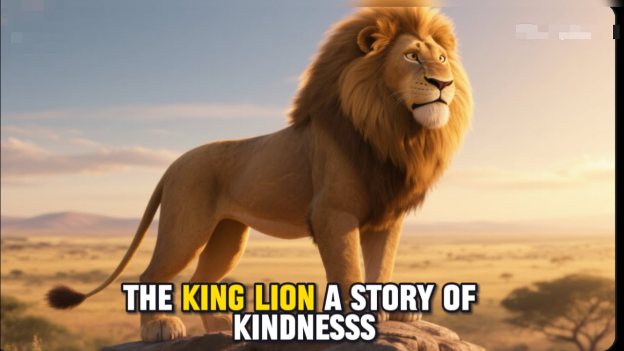 The Kind Lion 🦁 – Full Moral Story for Kids | Kindness & Friendship 🌟 ...