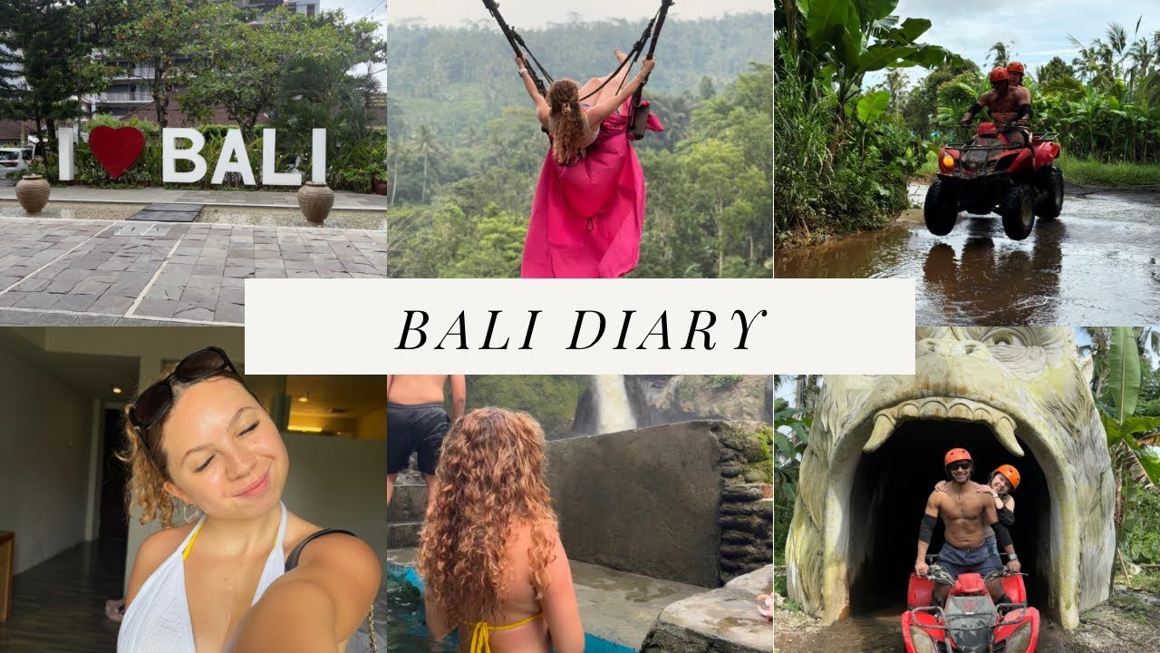 BALI DIARY | broken toes! first tats and jungle swing! - YouTube
