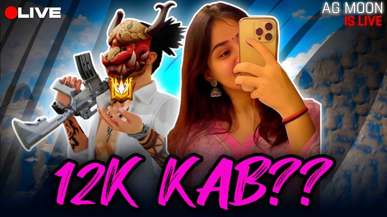 🔴[Live]Surprise😍CUTE GIRL FREE FIRE LIVE STREAM💓AG MOON IS LIVE😍|# ...