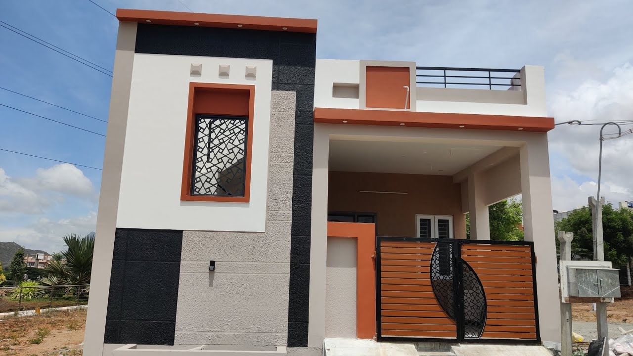 2.5 cent East Facing Low budget Model House | 2BHK Single Storey ...