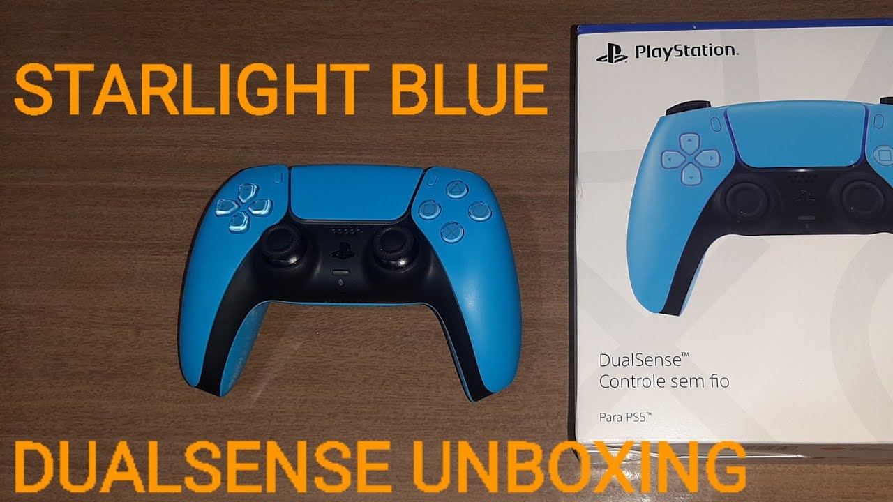 Dualsense starlight blue chegou na coleção!!! lindo demais. - YouTube