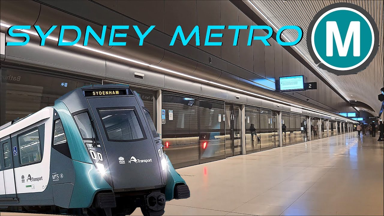 Sydney Metro: Sydenham - Gadigal FIRST TIME - YouTube