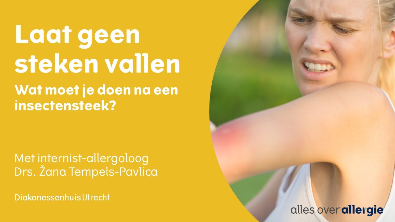 Laat geen steken vallen - Wat moet je doen na een insectensteek ...