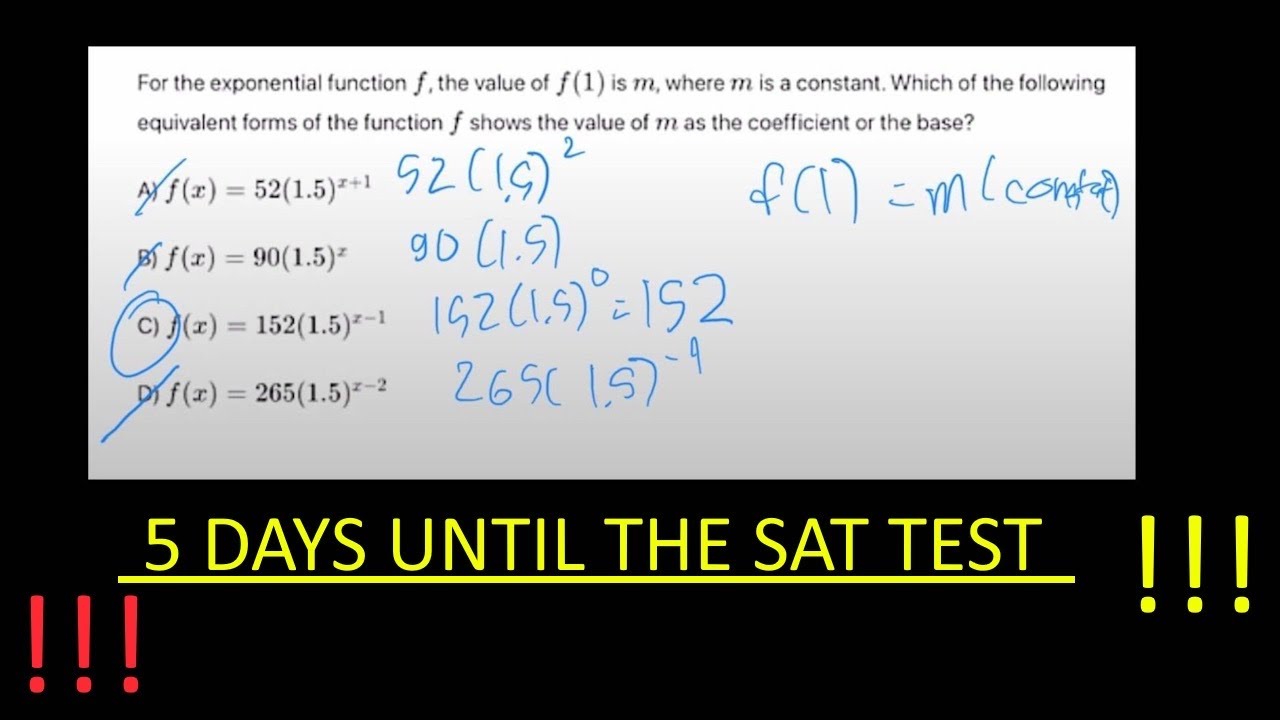 August 2024 SAT Predictions (5 days before the test) (Part 3) - YouTube