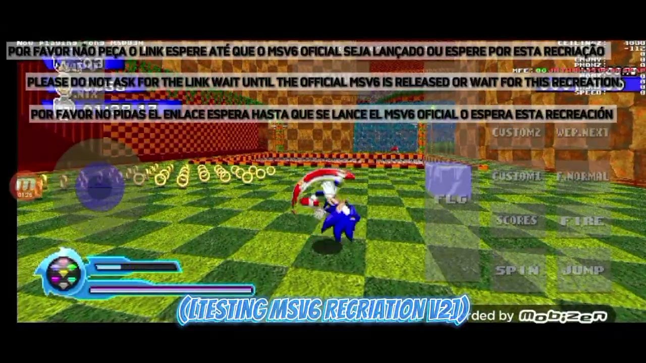 TESTING MSV6 V2 | MODERN SONIC V6 RECRIATION V2 - YouTube