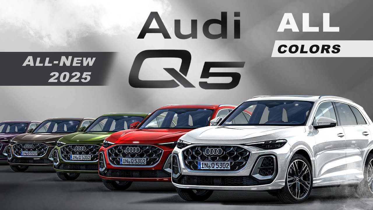 2025 Audi Q5 & SQ5 - All New Colors Preview: How it Looks in White ...