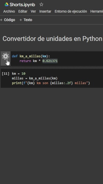 ¿Cómo Crear un Conversor de Unidades en Python en 20 Segundos? - YouTube