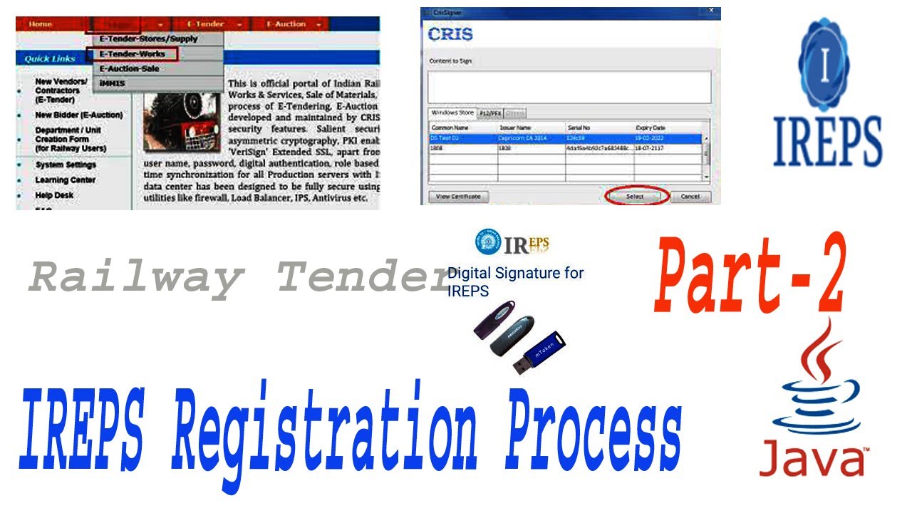 PART-2 IREPS registration I IREPS DSC setting I DSC setting IREPS I DSC ...