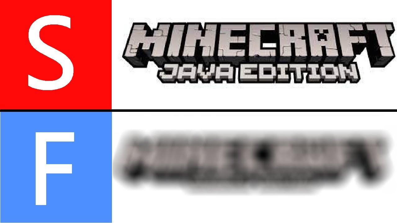I made a TIER LIST of every Minecraft edition - YouTube