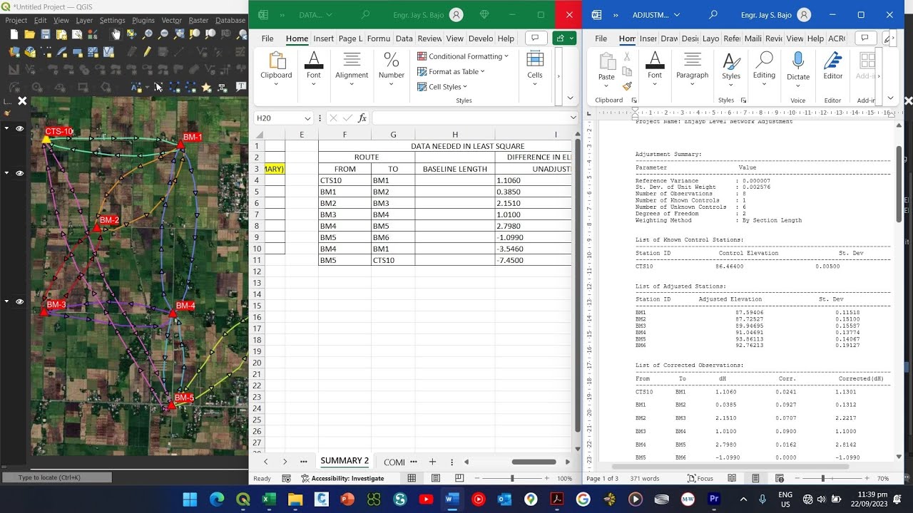 GE SERIES PART 2/15 - LEAST SQUARE ADJUSTMENT OF VERTICAL CONTROL ...