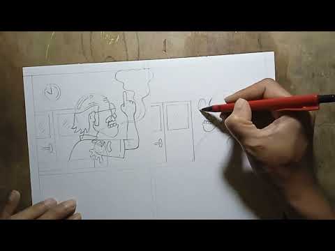 Persiapan FLS2N PDBK 2023 - Komik Strip -  Sketsa Komik - Part 2