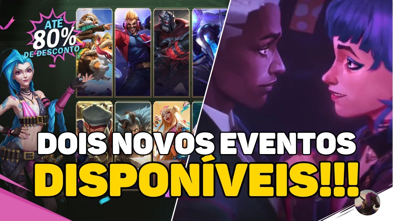 EVENTOS DE DESCONTO E EVENTO ARCANE - WILD RIFT - YouTube