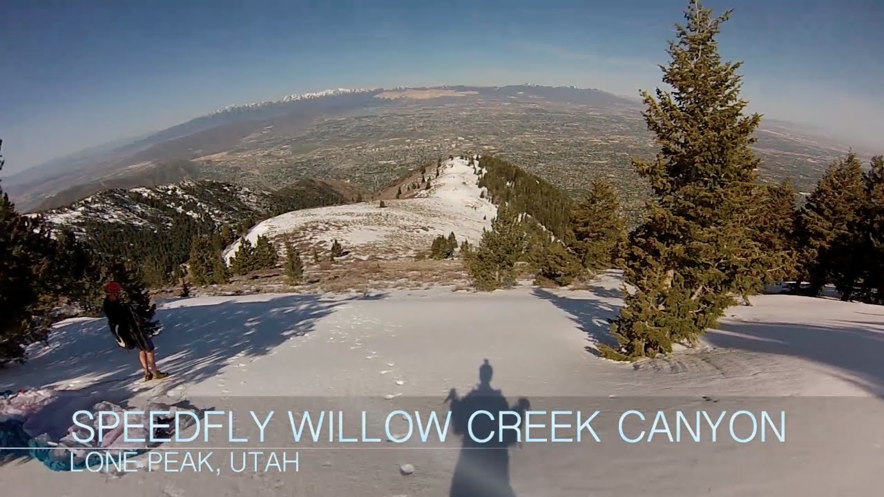 Speedfly Willow Creek Canyon - Lone Peak - YouTube