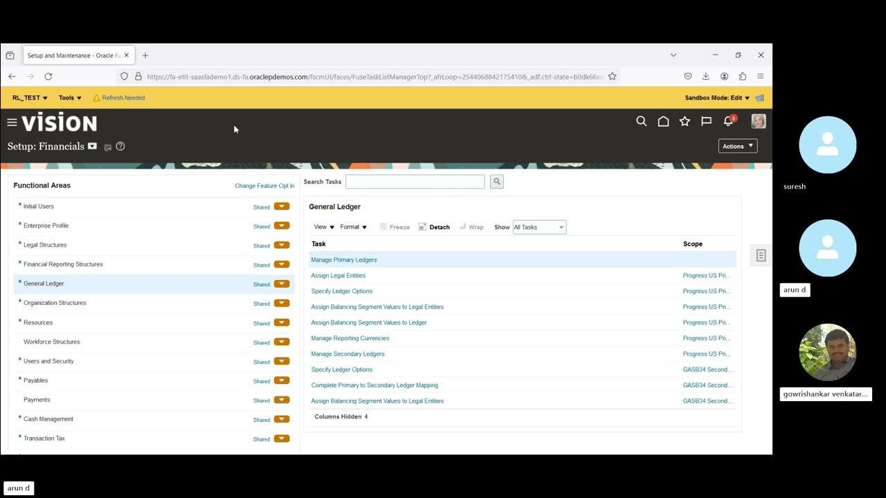 Oracle Fusion - General ledger - Basics - Part 1 - YouTube