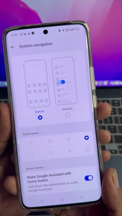 How to hide buttons in realme phones | hide navigation buttons - YouTube