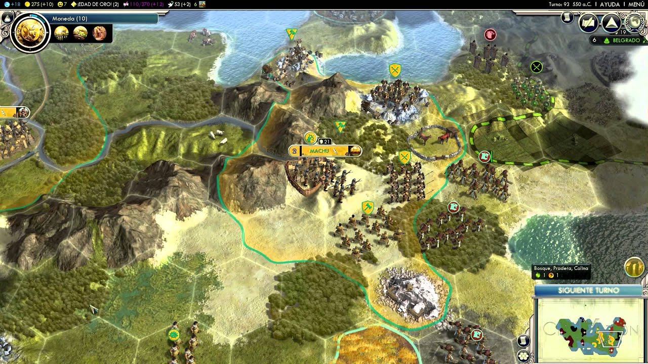 Civilization V INCA | #4 | Cuidado con los Aztecas - YouTube