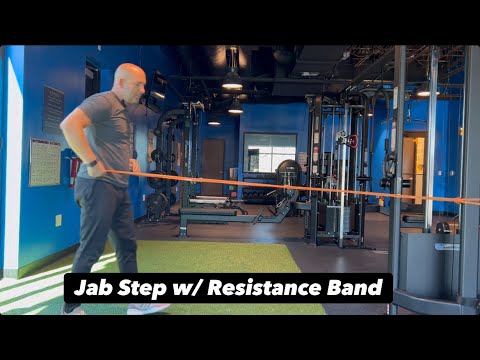 Jab Step w/ Resistance Band - YouTube