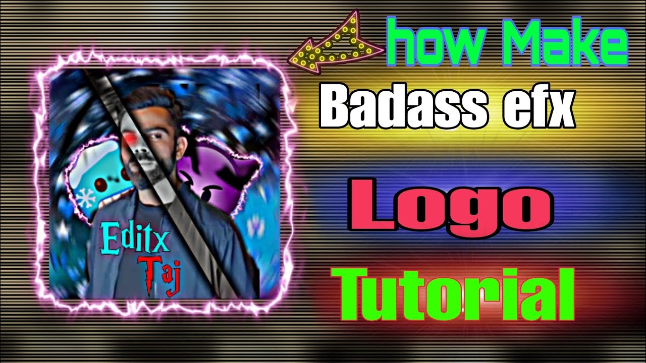 How to Make Cricket Logo || Badass Efx Logo Tutorial Like Mighty Editx ...