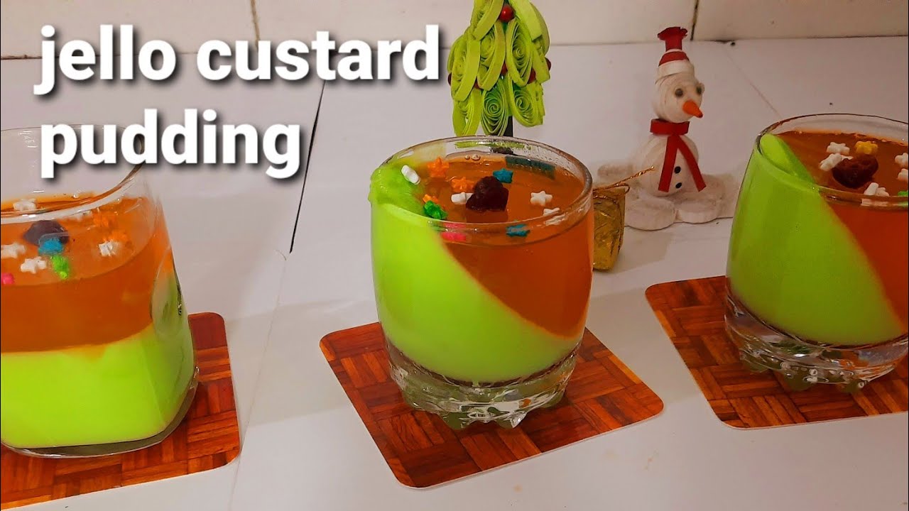Jello Custard Pudding | quick dessert recipe - YouTube