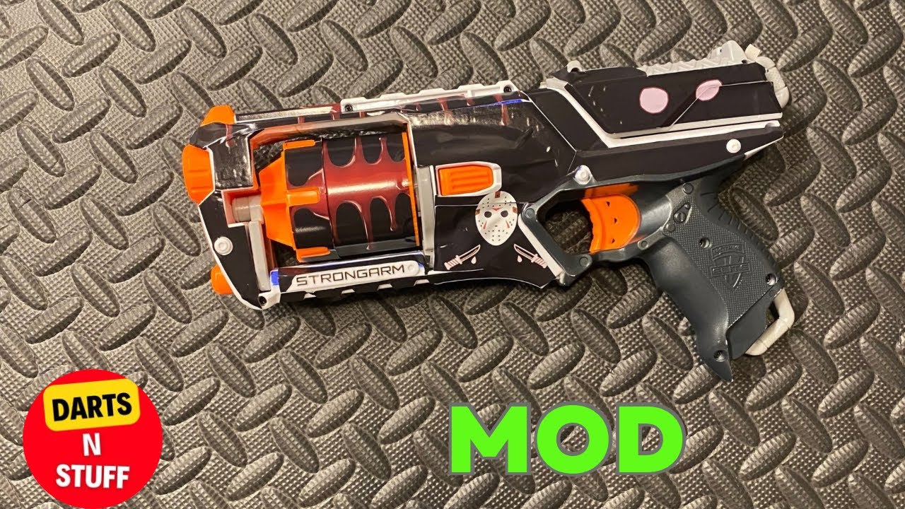 Nerf Strong Arm (MOD) Tutorial and sticker wrap - YouTube