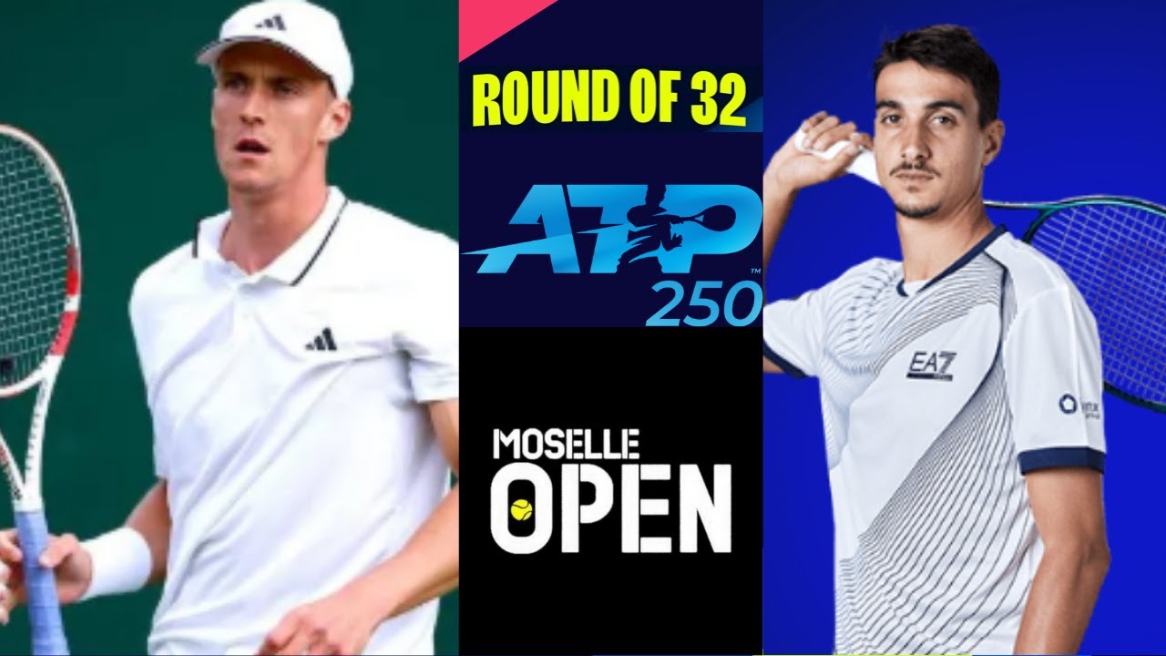 Choinski Vs Sonego | ATP Moselle Open Metz France 2025 LIVE Round Of 32 ...