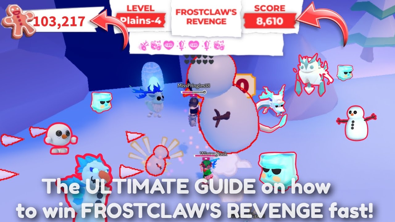 The ULTIMATE GUIDE on how to win FROSTCLAW'S REVENGE fast! - YouTube