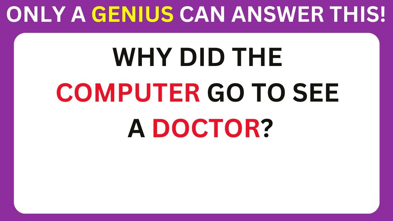 10 Tricky Riddles That'll Test Your Brain Power | Only A Genius Can ...